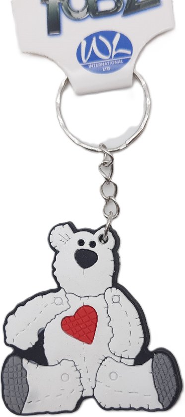 Sleutelhanger IJsbeer Wit met Hartje | Dieren | bol