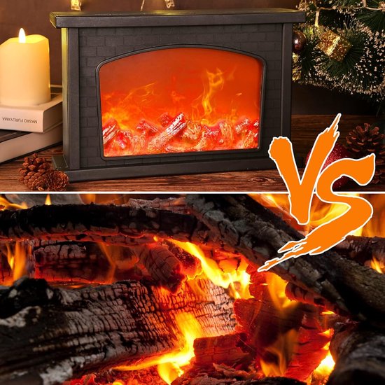 LED-haard - warme decoratie / sfeerhaard / realistisch vuur/vlameffect ...
