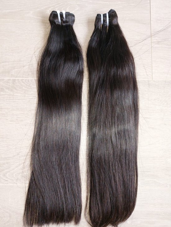 Indian hair bundle straight 20 inch double drawn RAW | bol