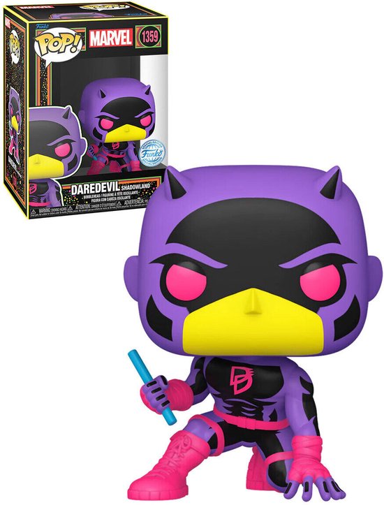 Daredevil Daredevil Shadowland (Blacklight) vinylfiguur 1359 Funko Pop ...