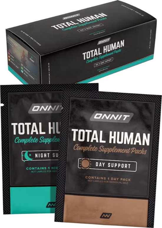 Onnit - Total Human - Complete Supplement Packs - Day Support + Night ...