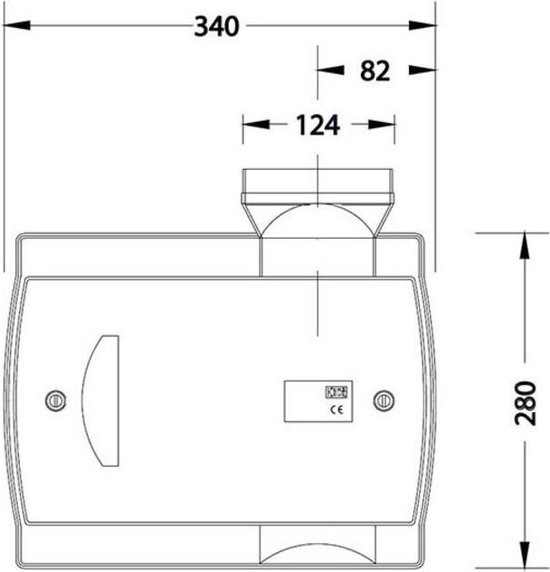 Orcon Compact 10P 380m3/h met perilex uitvoering, een compacte, stille en... | bol