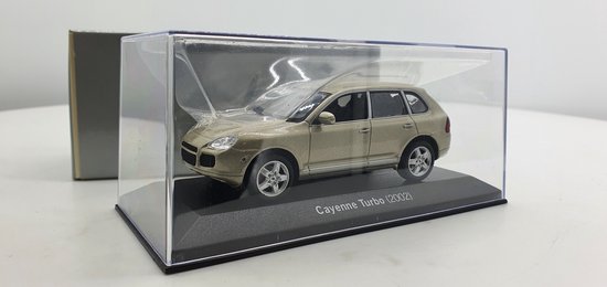 Minichamps Porsche Cayenne Turbo 1:43 2002 Champagne - Modelauto ...