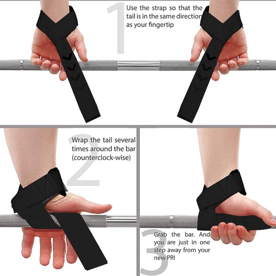 Gewichtheffen Polsondersteuning Gewatteerd Neopreen Gym Cross Training ...