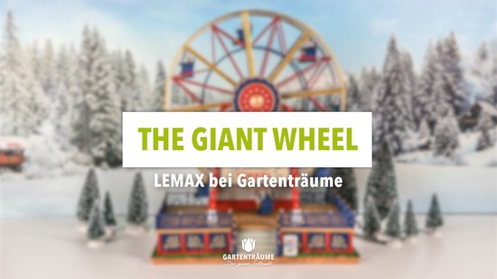 Lemax - 'The Giant Wheel' - Verlichte attractie met animatie & muziek ...