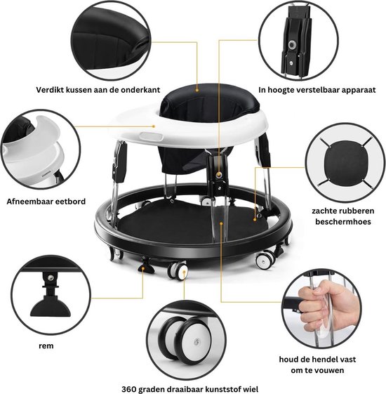 Looprekje Baby - Baby Walker - Loopwagen - Loopstoel - Baby Jumper ...