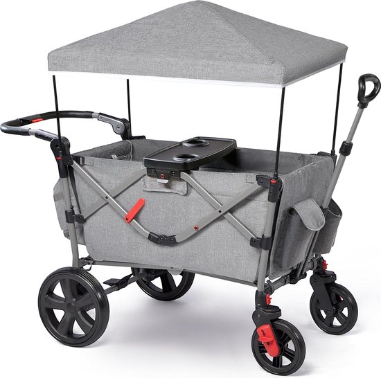 Poussette pliable pour 2 Enfants - Chariot à bras avec toit - Véhicule ...