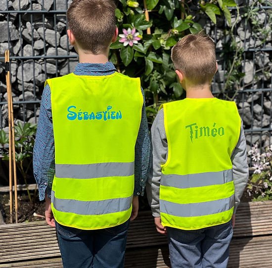 Fluohesje - Gepersonaliseerd - Met ritssluiting - Voor kinderen - 3 tot ...