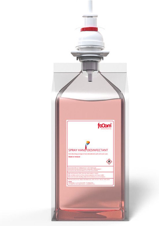Fooom Desinfecterende Handgel - Voor FoOom Dispenser - 6 x 1000ml | bol