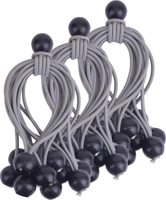 50 STKS Heavy Duty Tarp Bungee Ballen - Luifel Tie Down Riemen voor ...