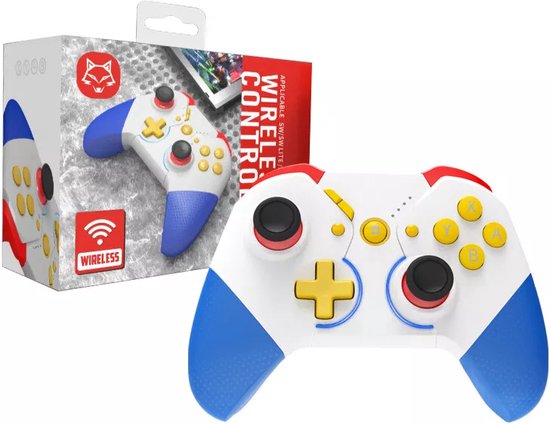 Topwolf Wireless Pro Controller for Nintendo Switch-Star White (NSW ...