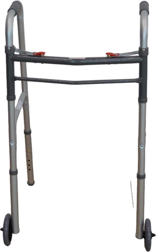 Homecare Innovation® Opvouwbaar Looprek met Wieltjes – Zilver ...