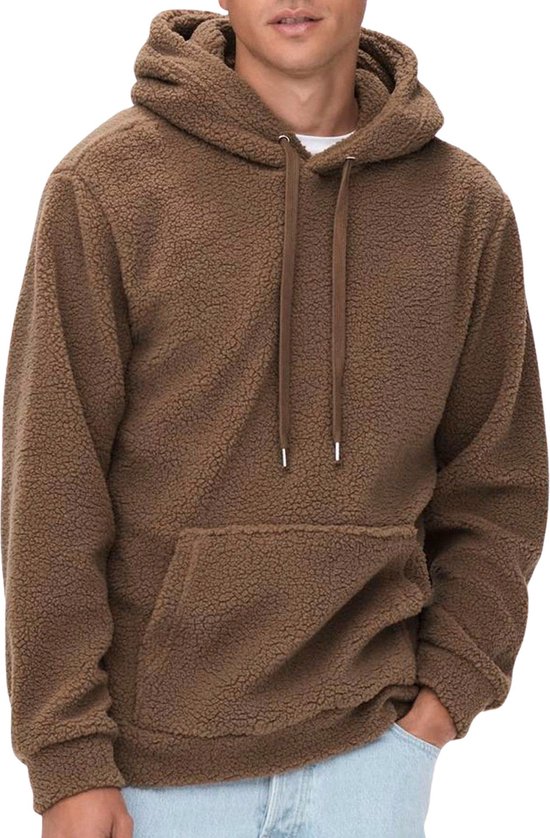ONSREMY REG TEDDY HOODIE SWEAT | bol