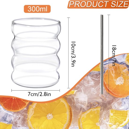 Equivera Frisdrankglazen - Frisdrankglazen - Glazen voor Frisdrank ...