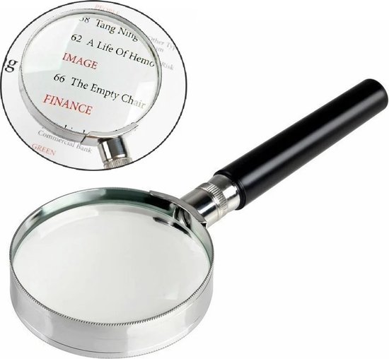 Luxe Vergrootloep I Leesloep I Vergrootglas I Insectenloep I Loep I 75 ...