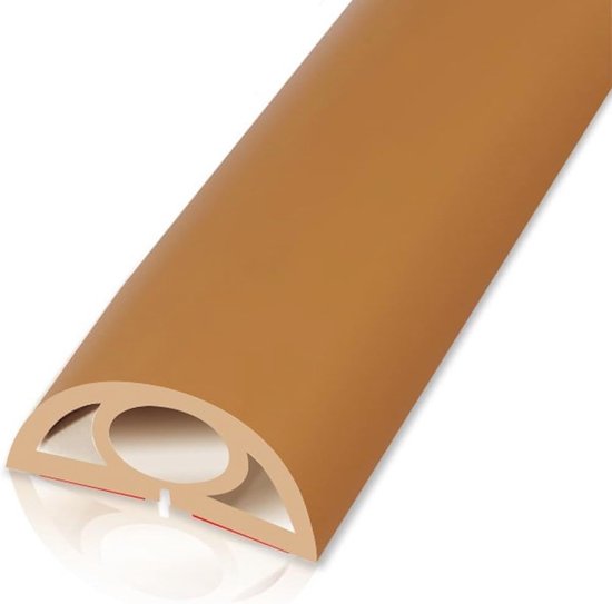 Vloerkabelafwerking Wit - 2 cm Breedte - Eenvoudige Installatie ...