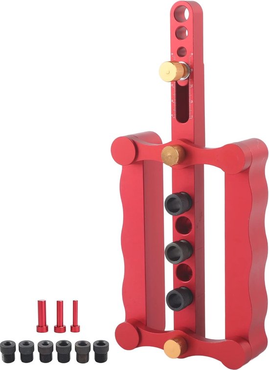 Zelfcentrerende deuvelmal voor houtbewerking - Boorgeleider en boorgat ...