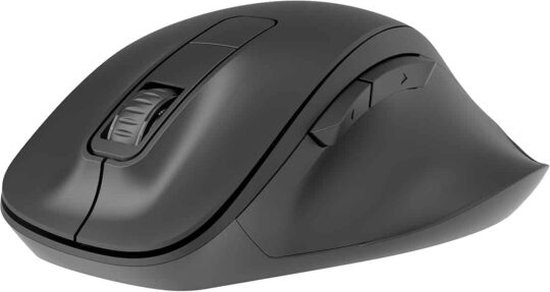 FoneTex draadloze muis met duimsteun - Draadloos + Bluetooth V5.0 ...