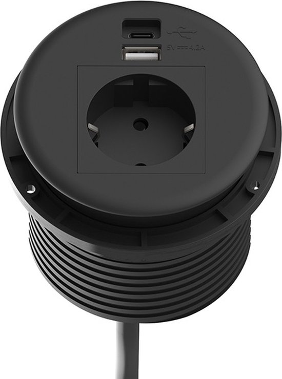Charge inbouw unit stopcontact usb-A+C lader | bol
