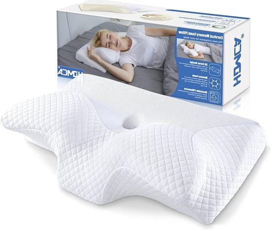 Memory Foam Contour Nekkussen - Orthopedisch Kussen voor Zijslapers, Terug- en... | bol