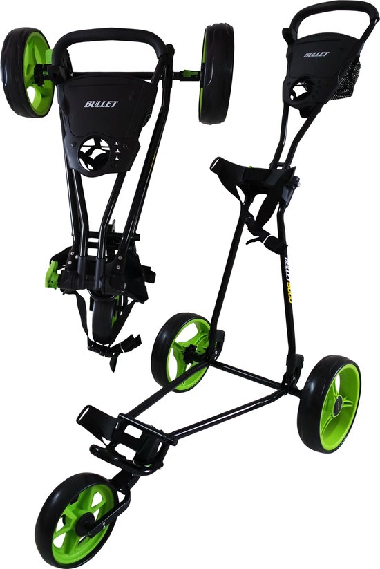 Bullet Comp. 5000 Black/Lime Golftrolley | bol