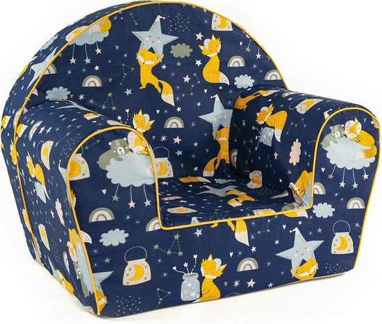 Mini kinderbank - Kinderfauteuil Katoen voor kinderkamer - Peuter ...