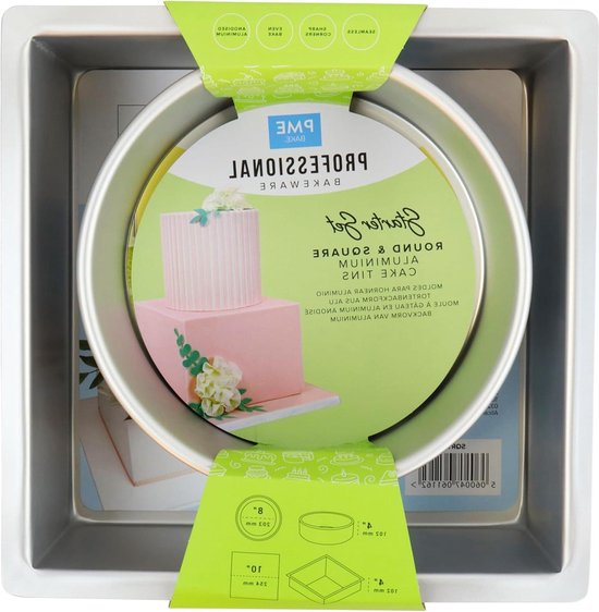 Starter Cake Pan Nesting Set van 2 - Bakvormen voor Beginners met ...