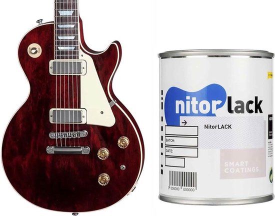 NitroLACK Nitrocellulose Lak Wijnrood voor Gitaarafwerking | bol