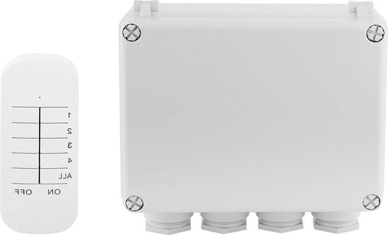 Waterdichte Aansluitdoos voor Buiten met 3 Kanalen - Plug & Connect ...