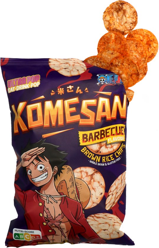 Ultrapop Komesan Mixpak Rijst Chips BBQ + ketchup - One piece - 2 x 60 ...