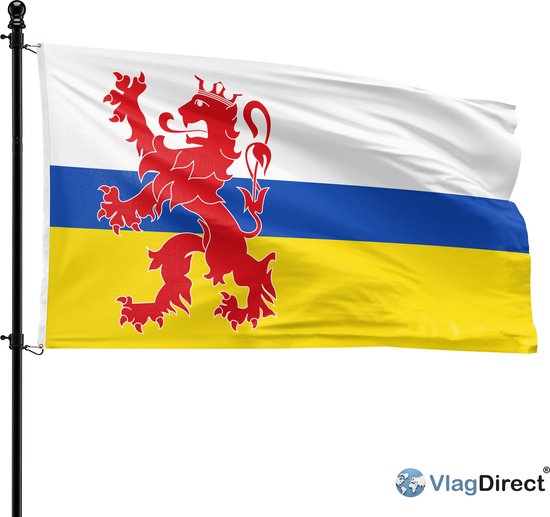 VlagDirect - Limburgse vlag - Limburg vlag - 90 x 150 cm | bol