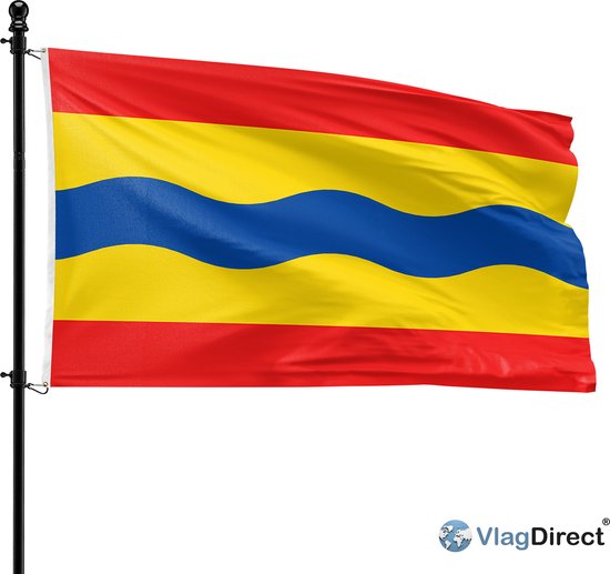 VlagDirect - Overijsselse vlag - Overijssel vlag - 90 x 150 cm | bol