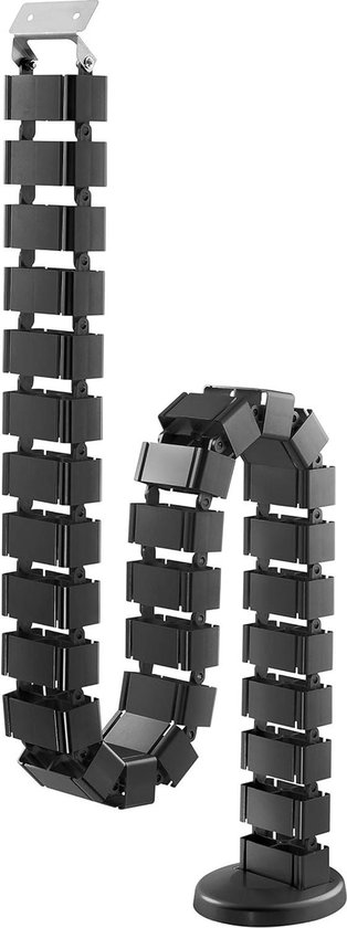 Universele kabelgoot voor bureau - kabelmanagement systeem - lengte 128 ...