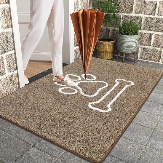 Grote vuilvangmat, 80 x 120 cm, antislip deurmat voor binnen en buiten ...