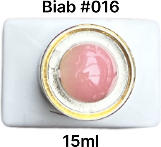 BIAB kleurnummer 016 flesje 15ml uitharden onder een uv lamp - BIAB nagels - Builder... | bol