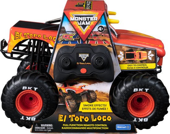 Monster Jam - El Toro Loco Monster Truck met Rookeffecten - RC Voertuig ...