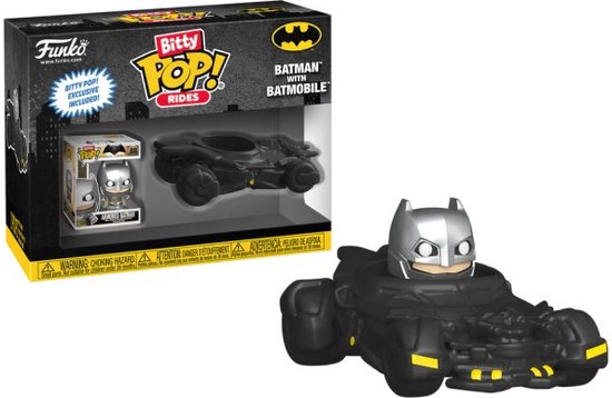 Funko Bitty Bop Rides - Batman With Batmobile | bol