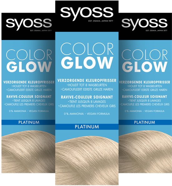 Syoss - Color Glow - Kleuropfrisser - Platinum - Semi-Permanente ...