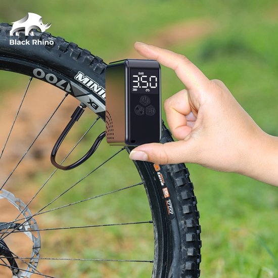 Black Rhino AeroBoost TM-1 - Krachtige Elektrische Fietspomp - 290 Gram ...
