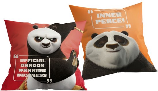 Kungfu Panda Kussen Sierkussen 40x40cm inclusief vulling | bol