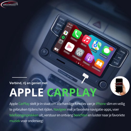 VW Carplay RCD 360 Apple Carplay en Bluetooth - RCD 360 / RCD 330 ...