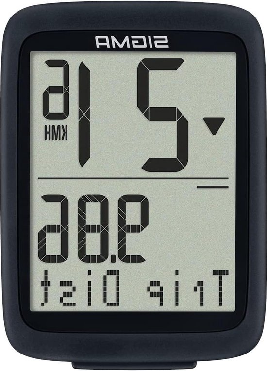 Bekabelde fietscomputer met talrijke functies - hoogwaardige ...