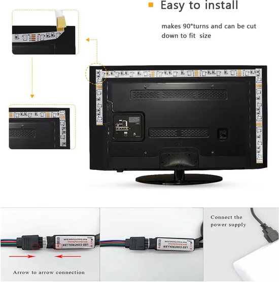 CMA RGB LED Strip - 20 Meter - Bluetooth - Timer en Muziek Modus ...