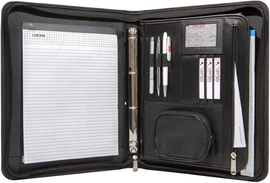 Schrijfmap A4 met uitneembare ringband - Frankfurt - rondom ...