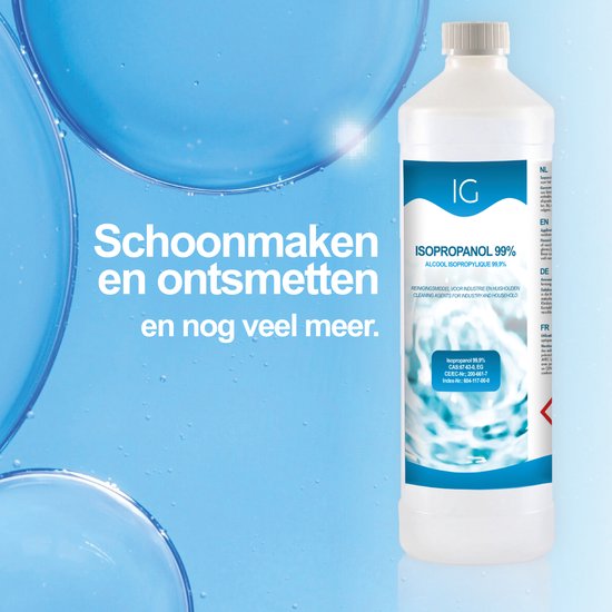 isopropanol alcohol - 12 STUKS - Isopropanol 99,9% Zuiver - Fles, 1 ...