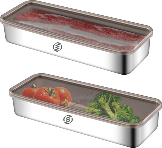 Equivera Vleeswarendoos Koelkast - Koelkast Bewaardoos - Vleeswarendoos ...