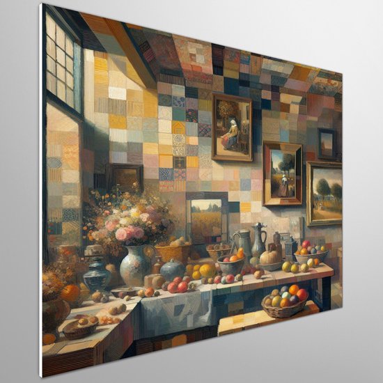 Abstract vermeer schilderij | Verbluffende Vermeer Interpretatie: Een ...