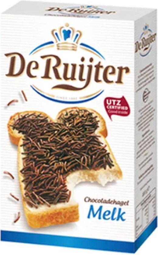 De Ruijter - Chocoladehagelslag Melk - 18 x 390 gram | bol