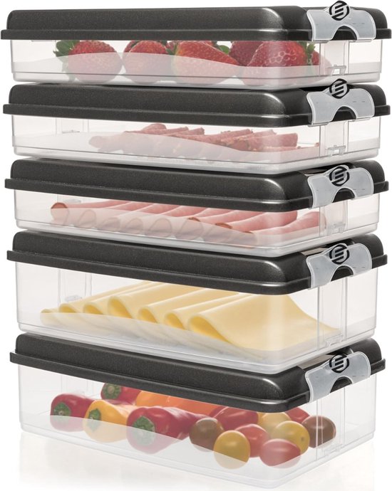 Equivera Vleeswarendoos Koelkast - Koelkast Bewaardoos - Vleeswarendoos ...