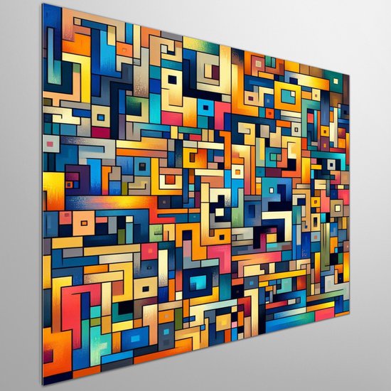 Pixel art picasso schilderij | Picasso's cubist masterpiece reimagined ...